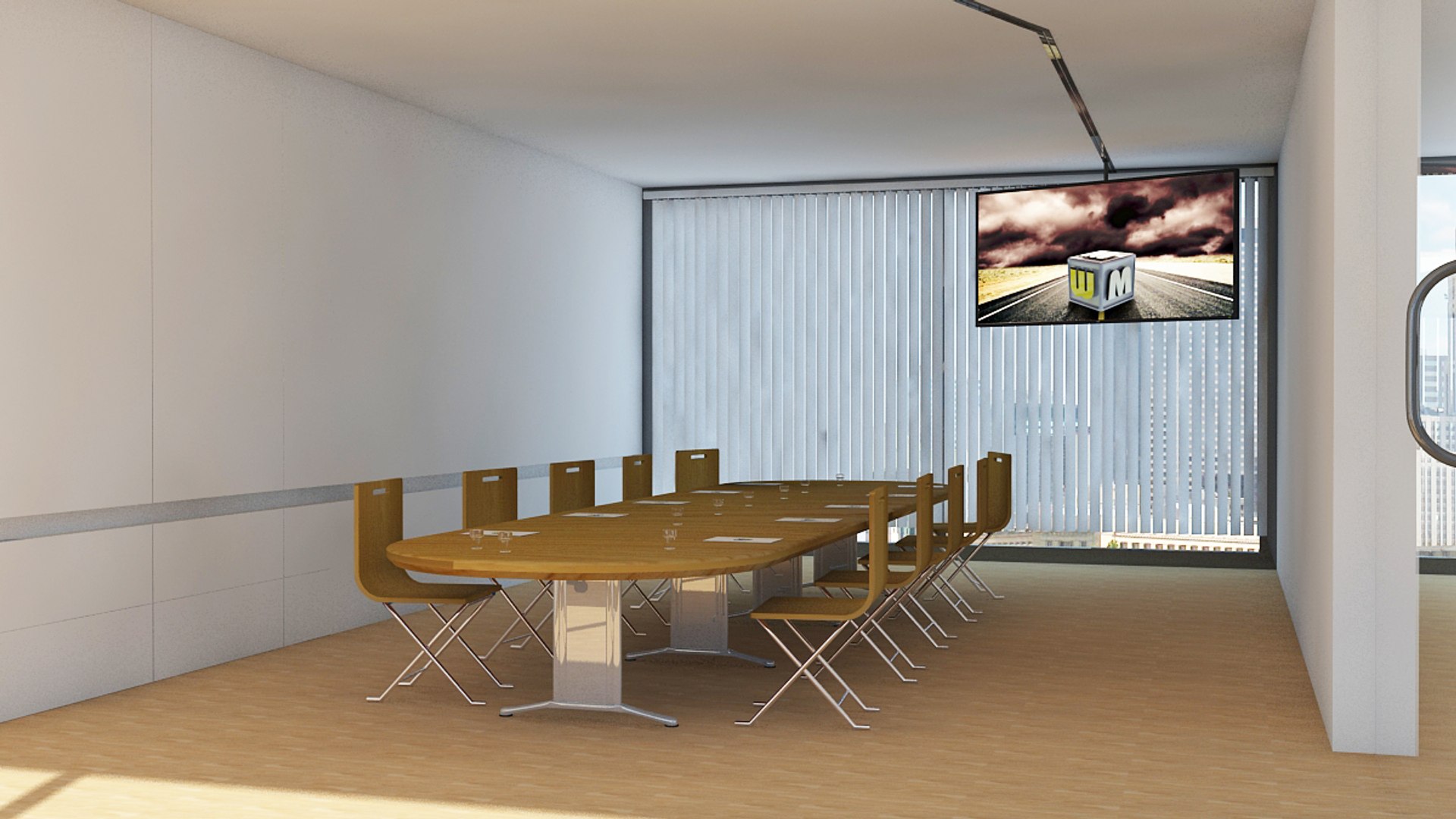 3d Model Scene Office 2011