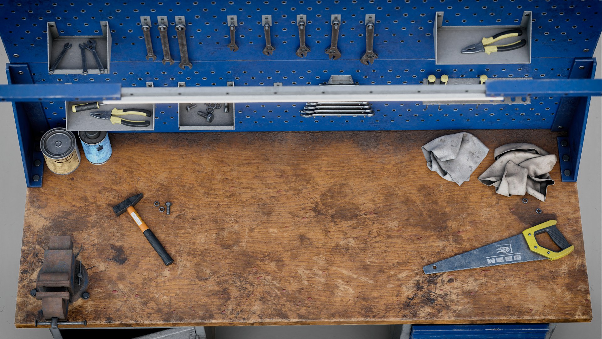 3D Workbench GameReady Model - TurboSquid 2184061