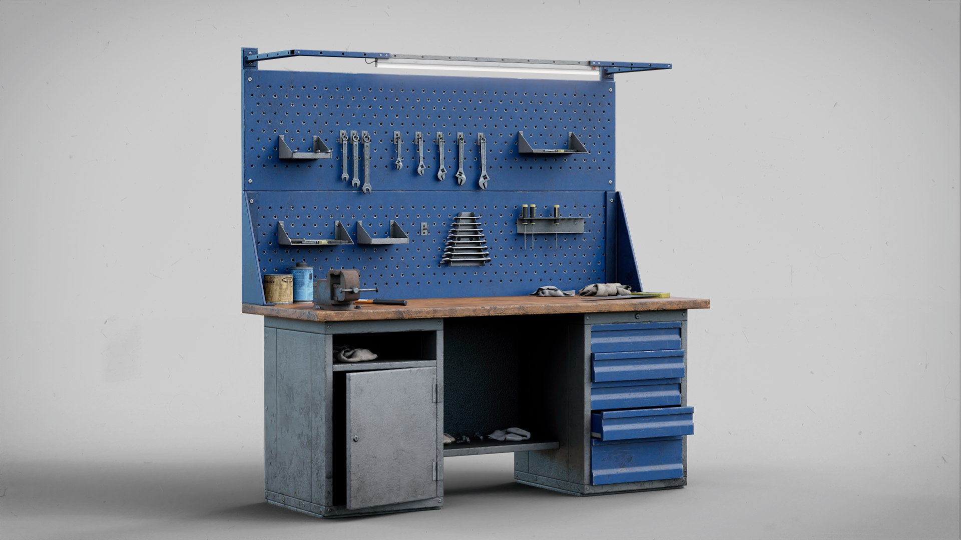 3D Workbench GameReady Model - TurboSquid 2184061