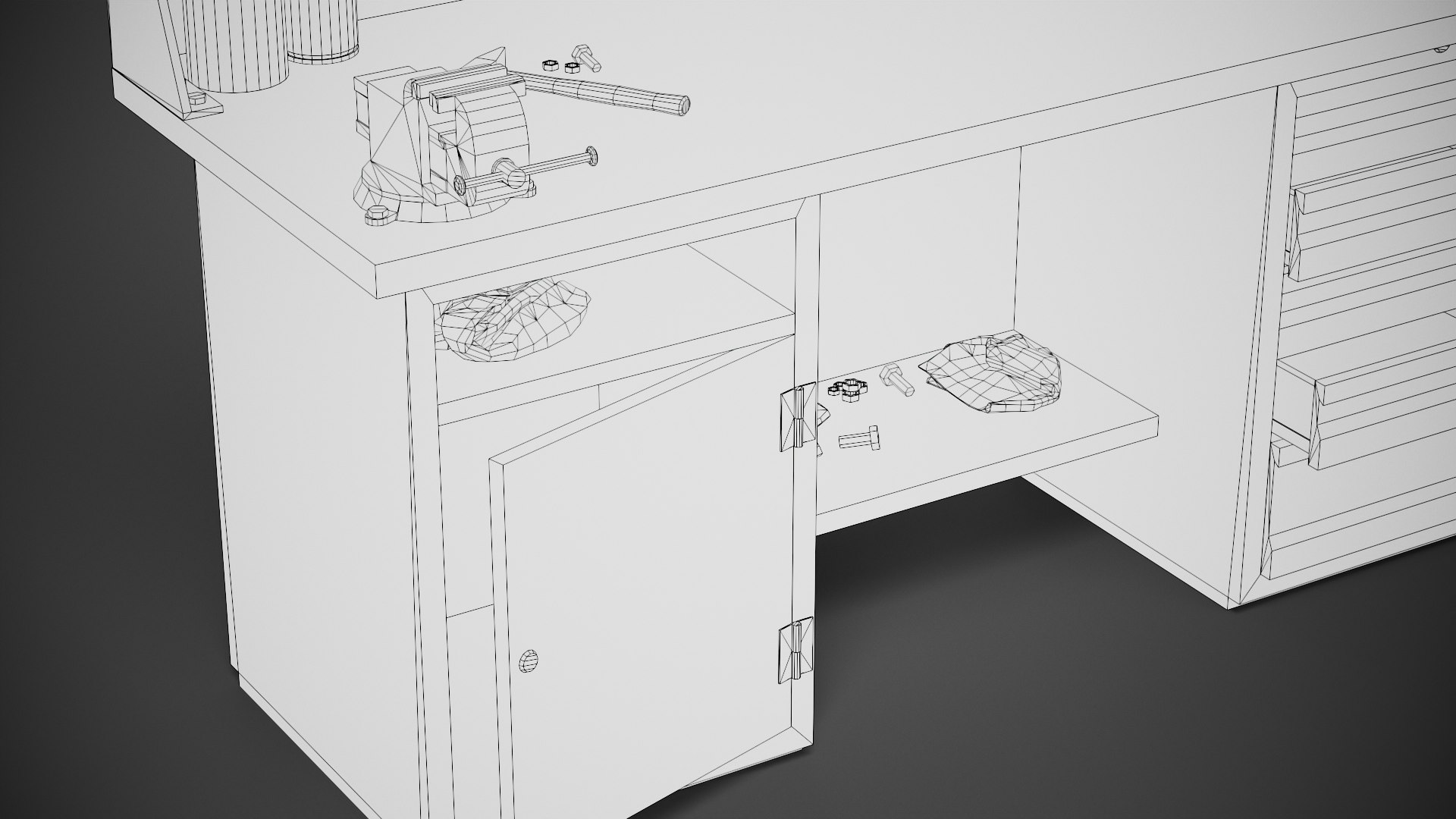 3D Workbench GameReady Model - TurboSquid 2184061