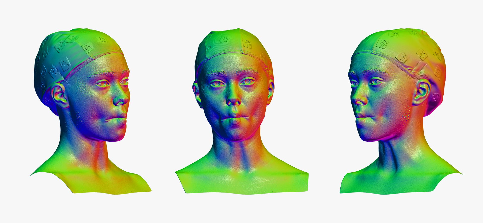 3D head human scan - TurboSquid 1683126