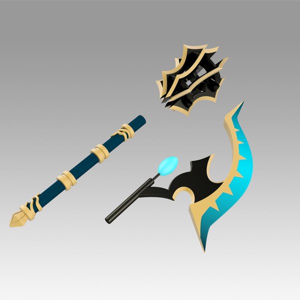 3D Fate Grand Order Berserker Darius III Two Hatchets - TurboSquid 1837915