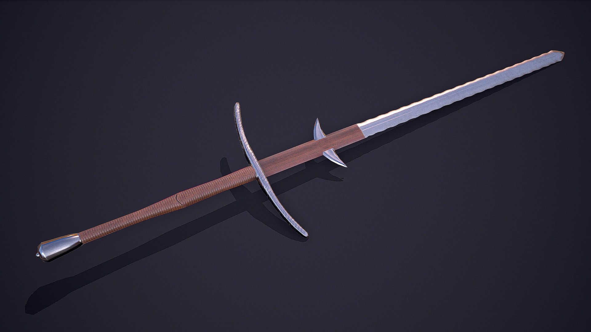 Zweihander Flamberge V2 3D Model - TurboSquid 1976697