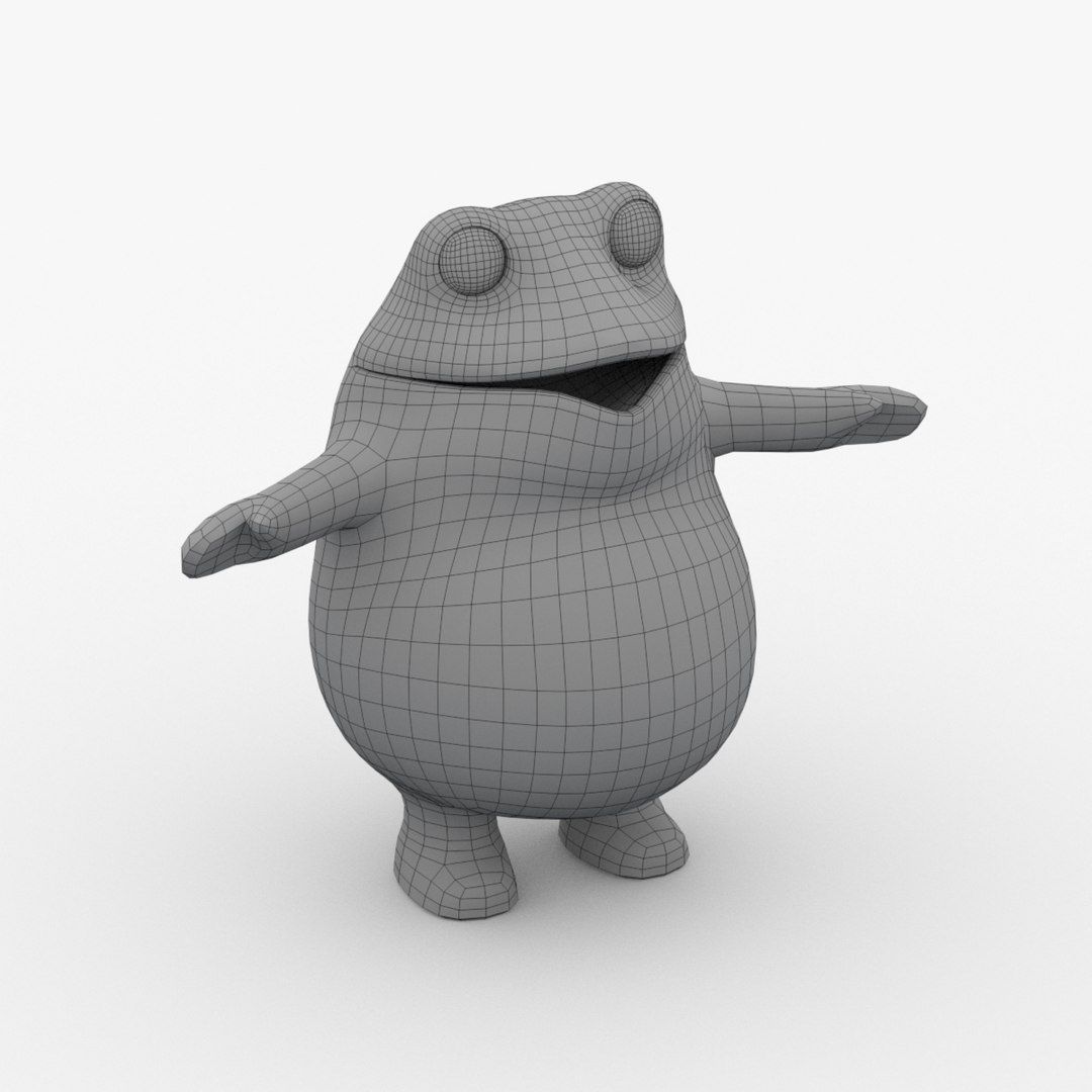 Korean Jinro Soju Toad Character 3D Model - TurboSquid 1917175