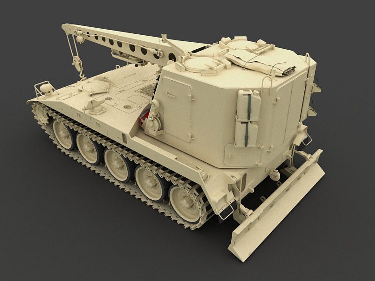 3d Light Armored Recovery Vehicle Model