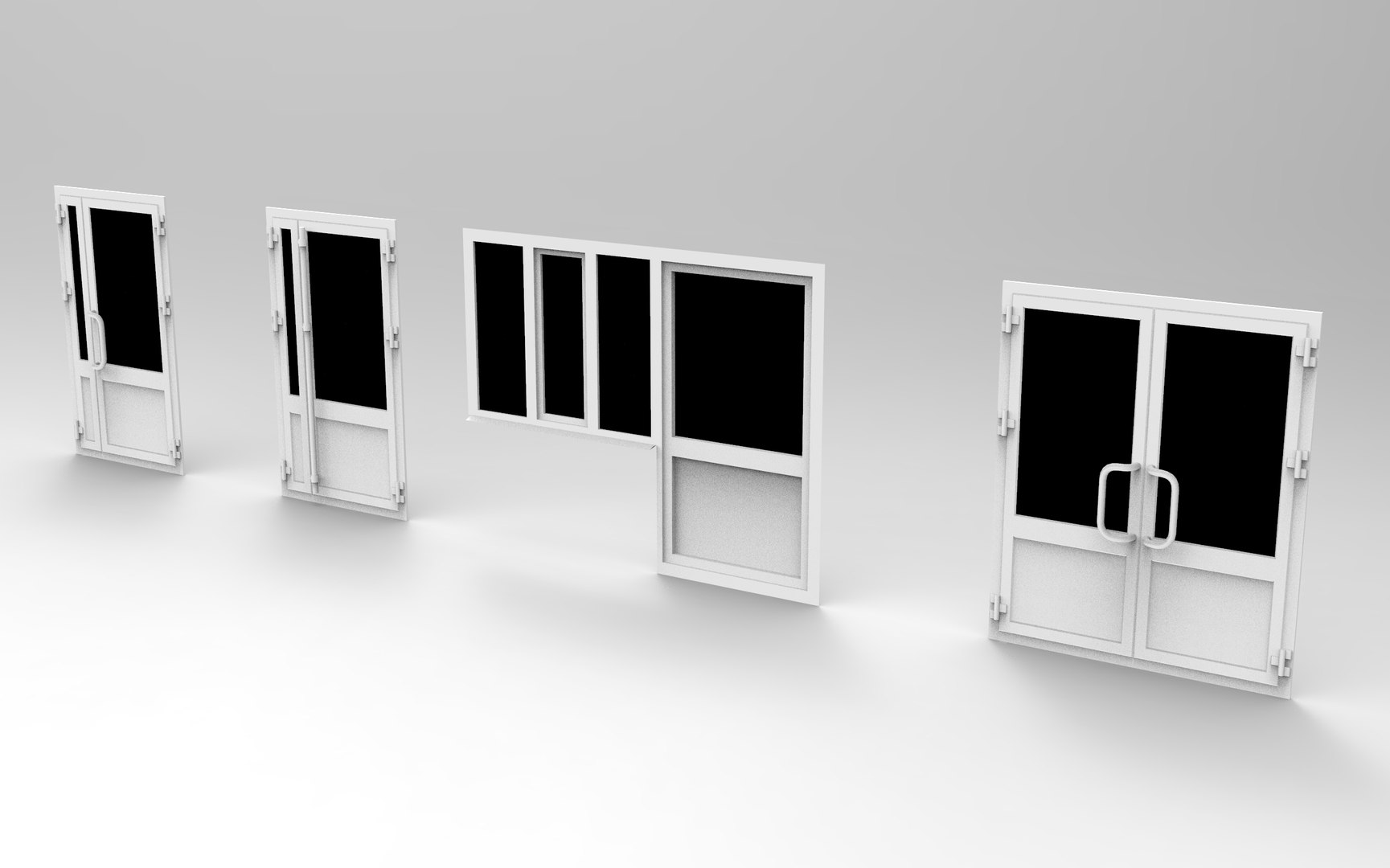 Windows Doors Model - TurboSquid 1451346
