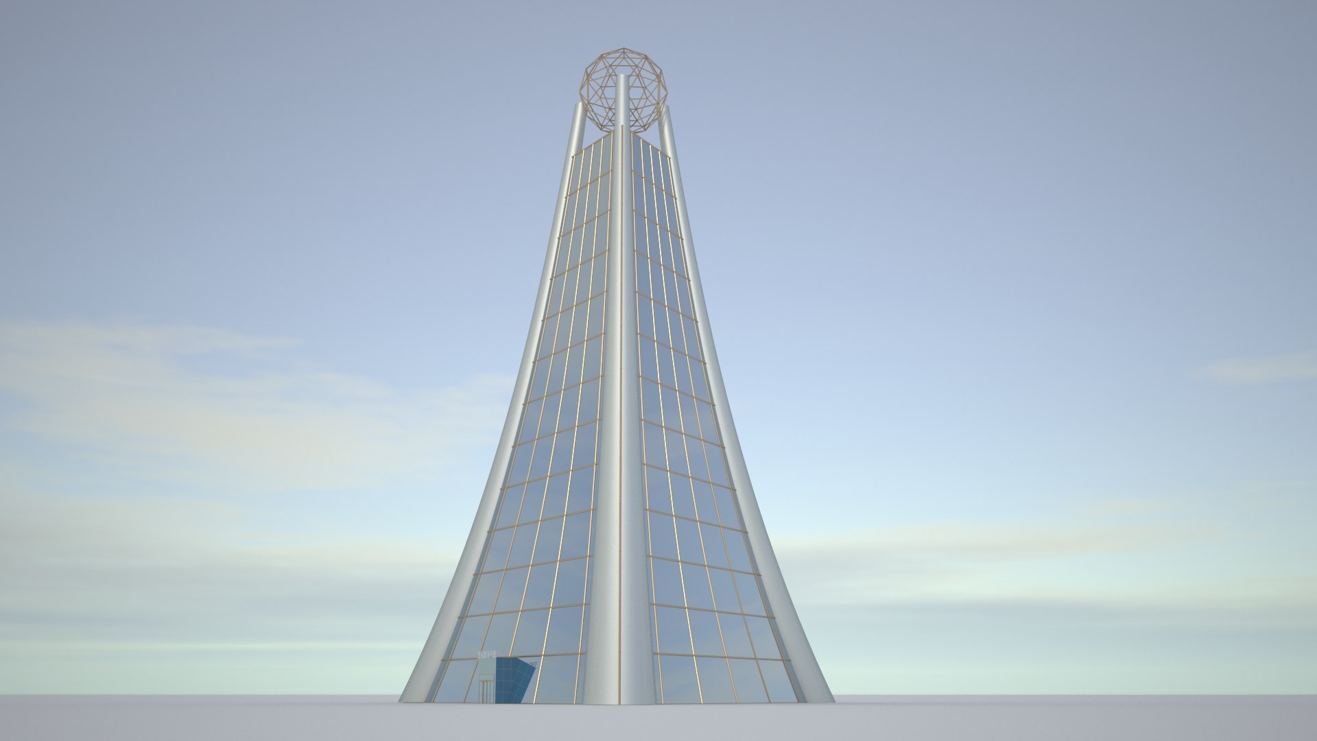 3D realistic eagle tower architecture - TurboSquid 1263055