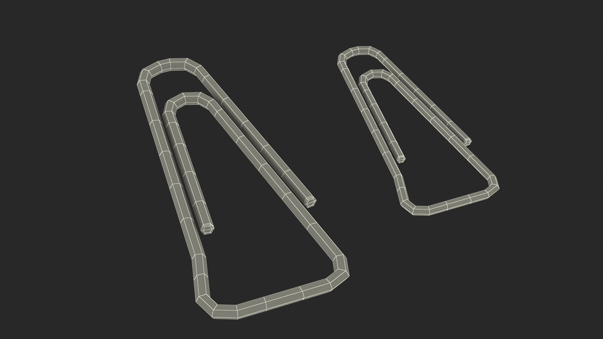 3D Paper Clip Triangular Shape Metal - TurboSquid 1861413