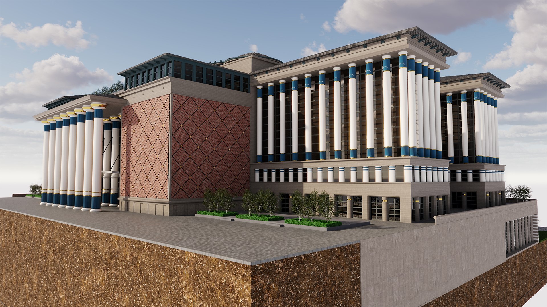 Public Library Exterior 3D model - TurboSquid 2175659