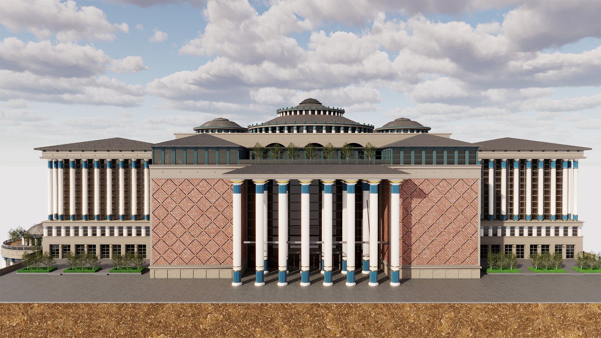 Public Library Exterior 3D model - TurboSquid 2175659