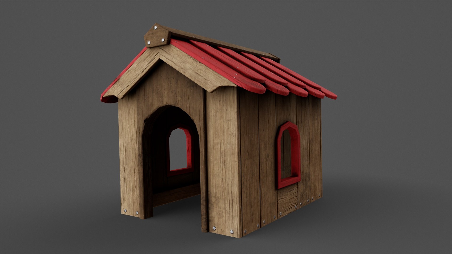 3D Dog House - TurboSquid 1804203