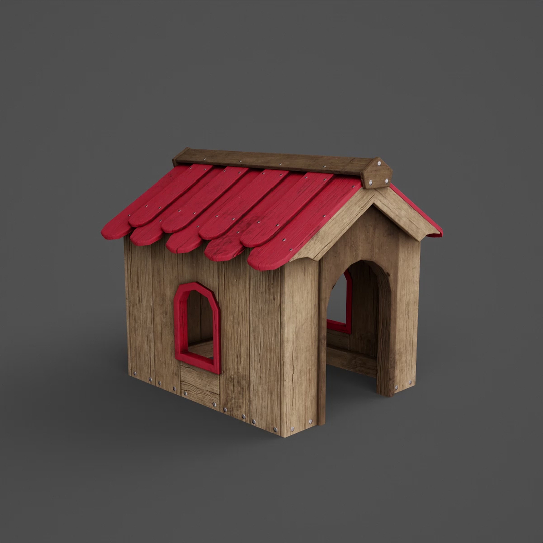 3D Dog House - TurboSquid 1804203