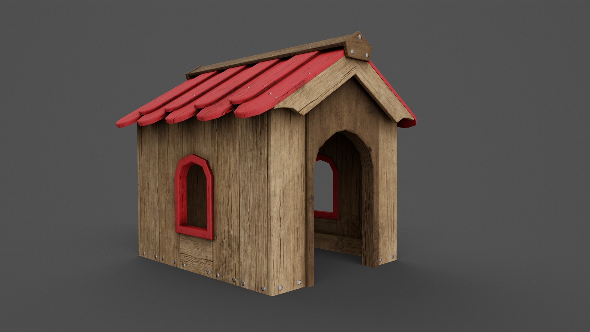 3D Dog House - TurboSquid 1804203