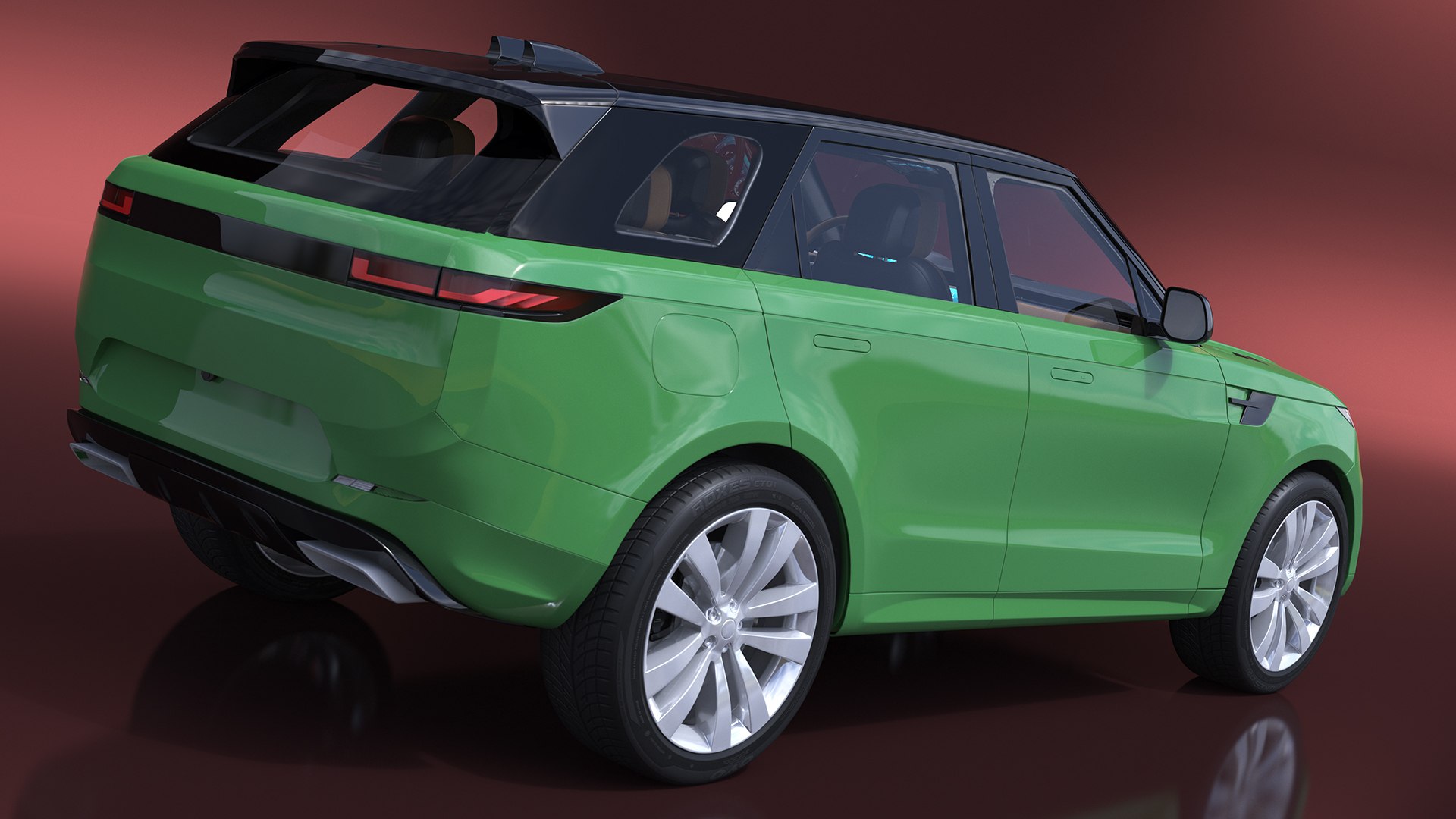Green Modern Crossover Sport 3D Model - TurboSquid 2355317