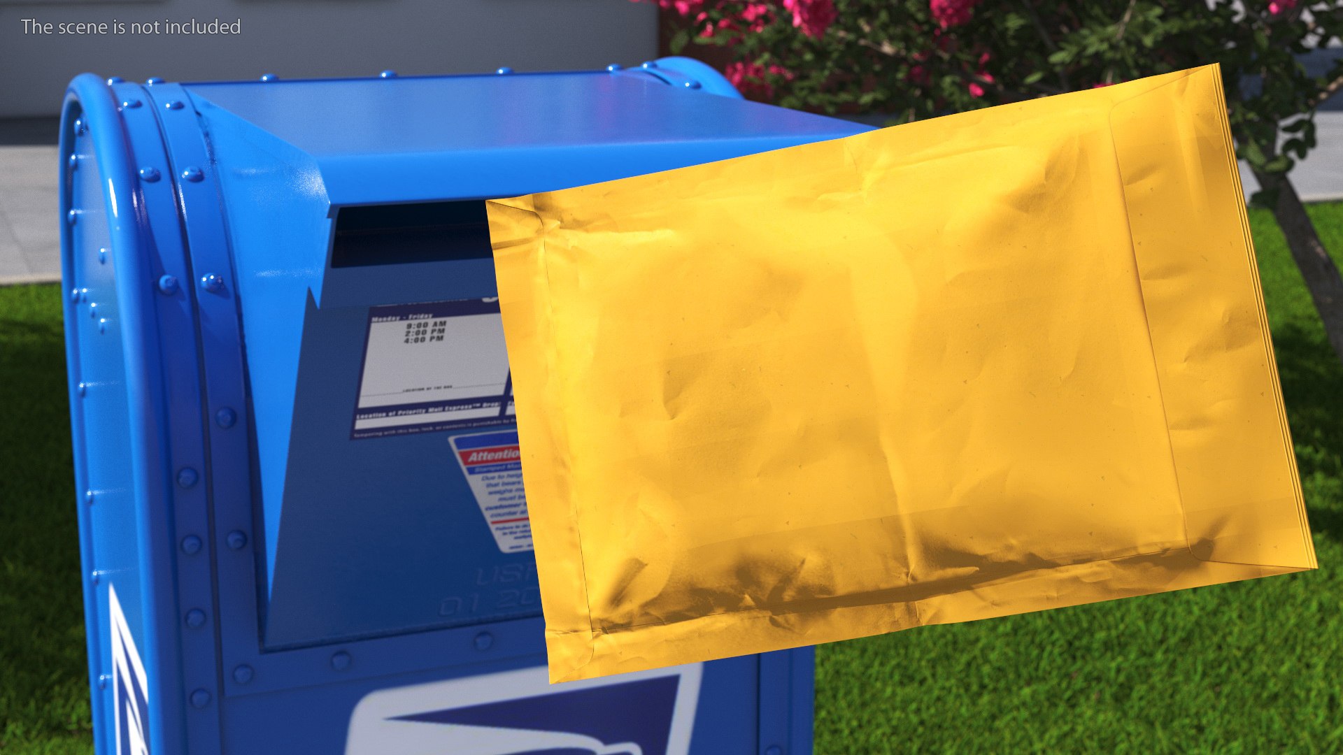 3D Model Small Mail Package With Stamps - TurboSquid 2068903