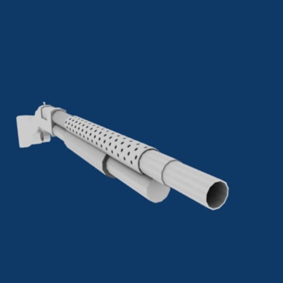 M1898 Trench Gun 3d Obj