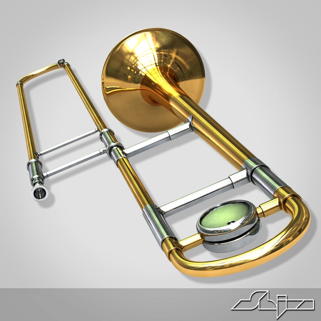 trombone 2 3d model