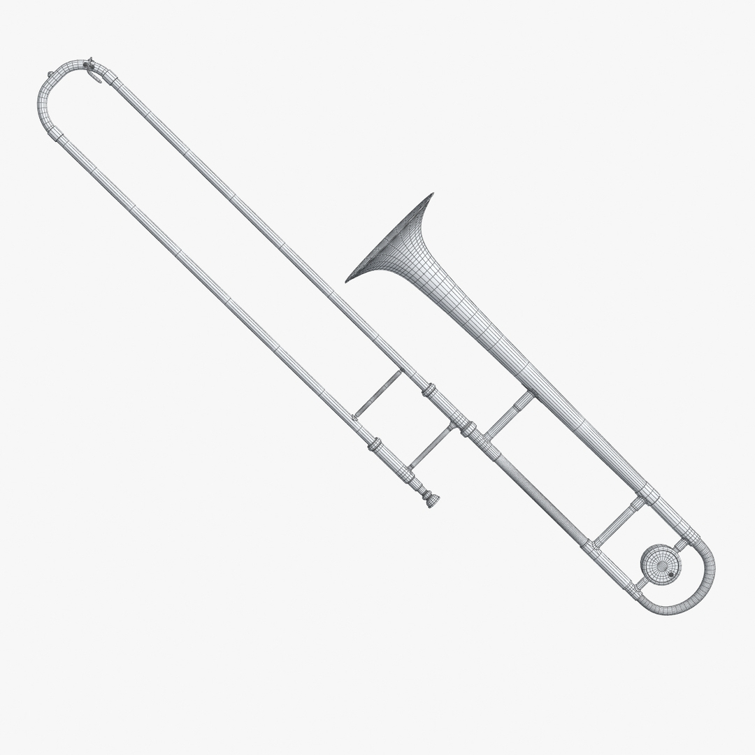 trombone 2 3d model