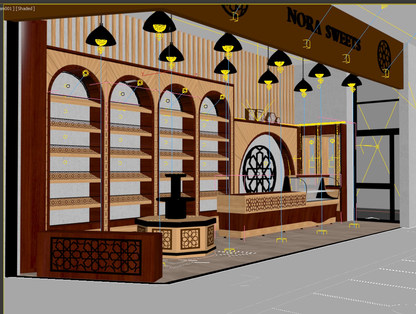 Interior Design Commercial Shop 3D Model - TurboSquid 1658823