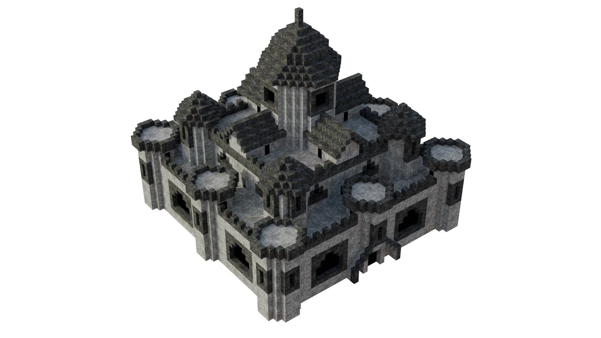 Simple Medieval Castle Model - TurboSquid 2225955