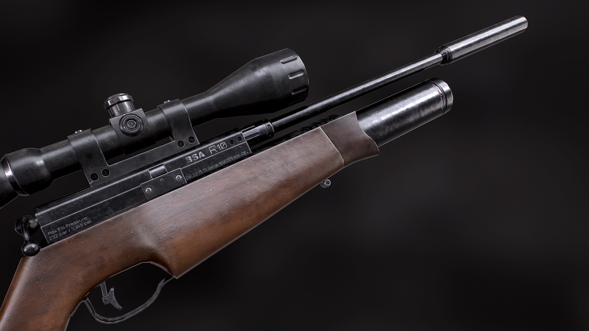 Rifle Pbr 3D Model - TurboSquid 1345376