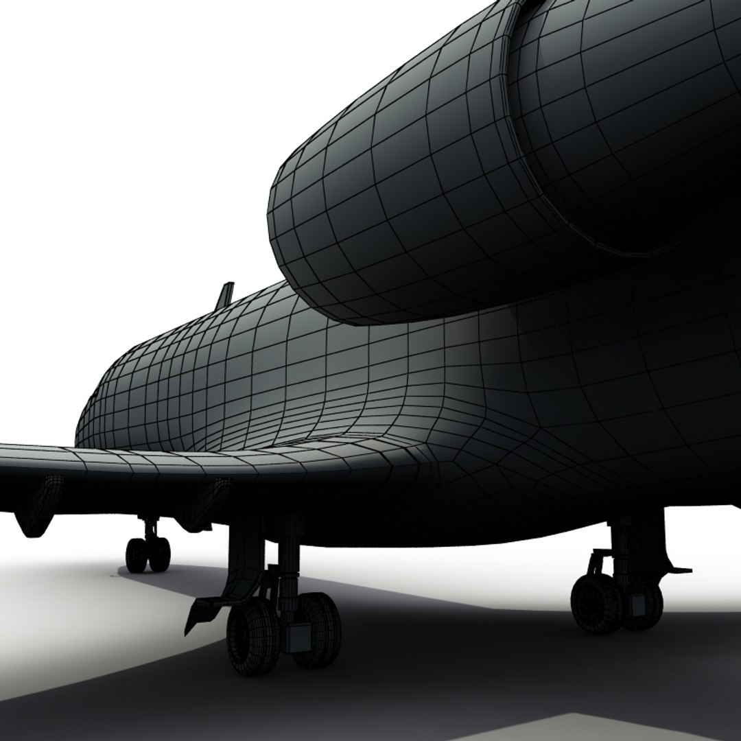 3d Model Bombardier Challenger 605