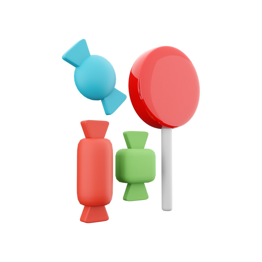 Sweets Icon 3D Model - TurboSquid 2046001