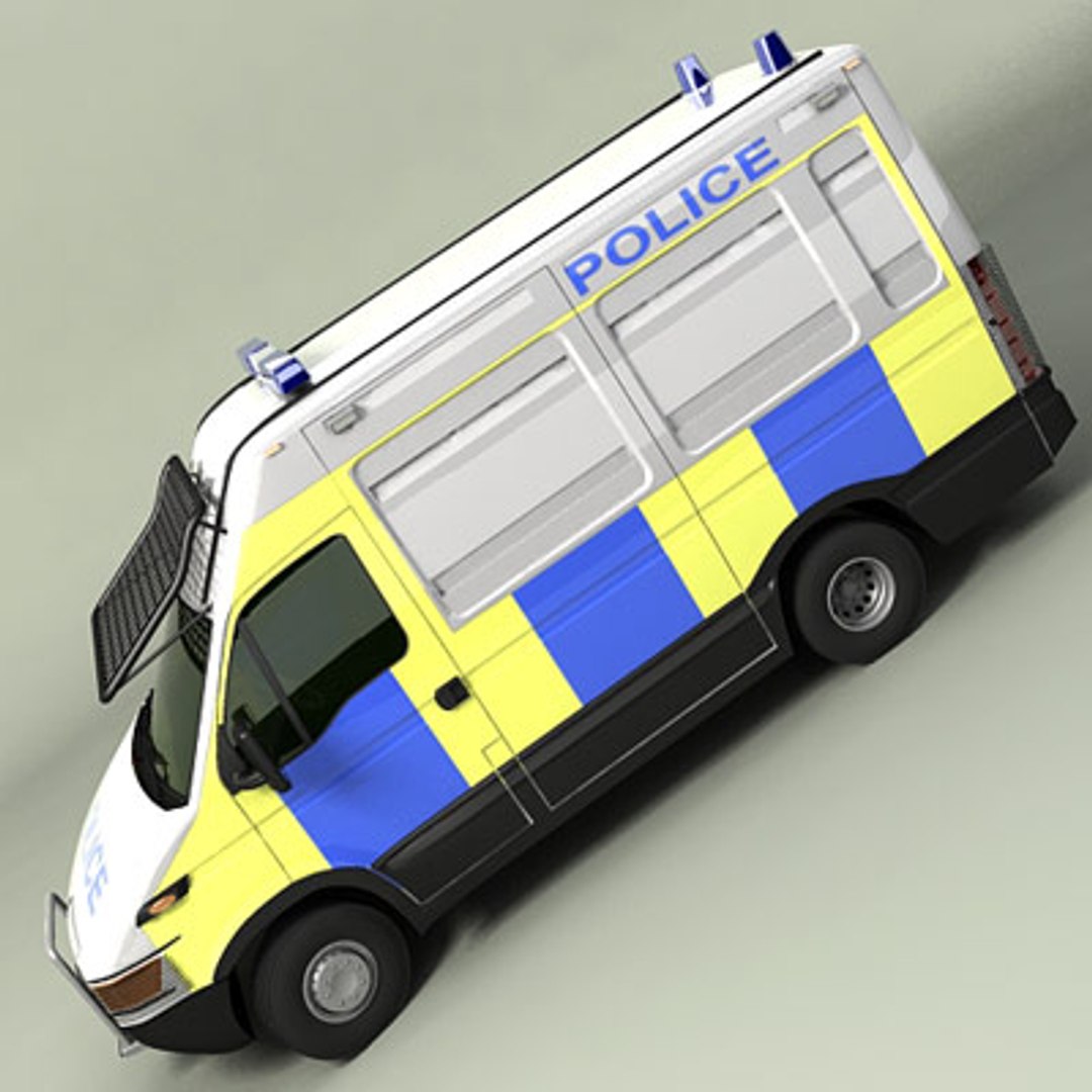 3d Model Of Uk Police Van