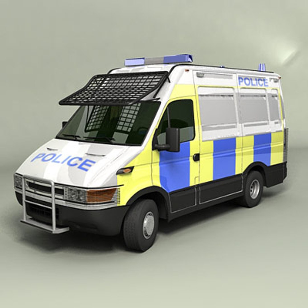 3d Model Of Uk Police Van