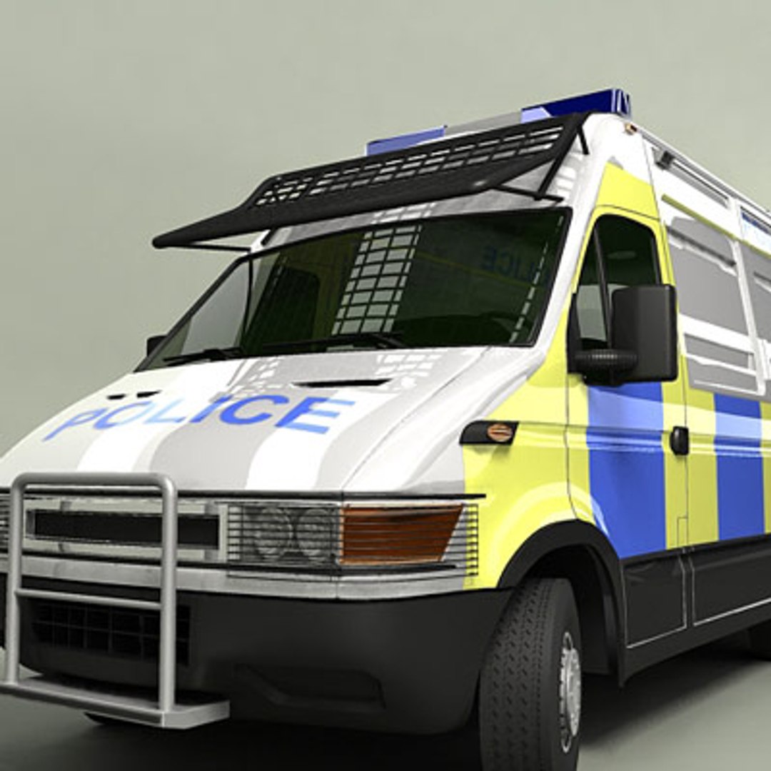 3d Model Of Uk Police Van