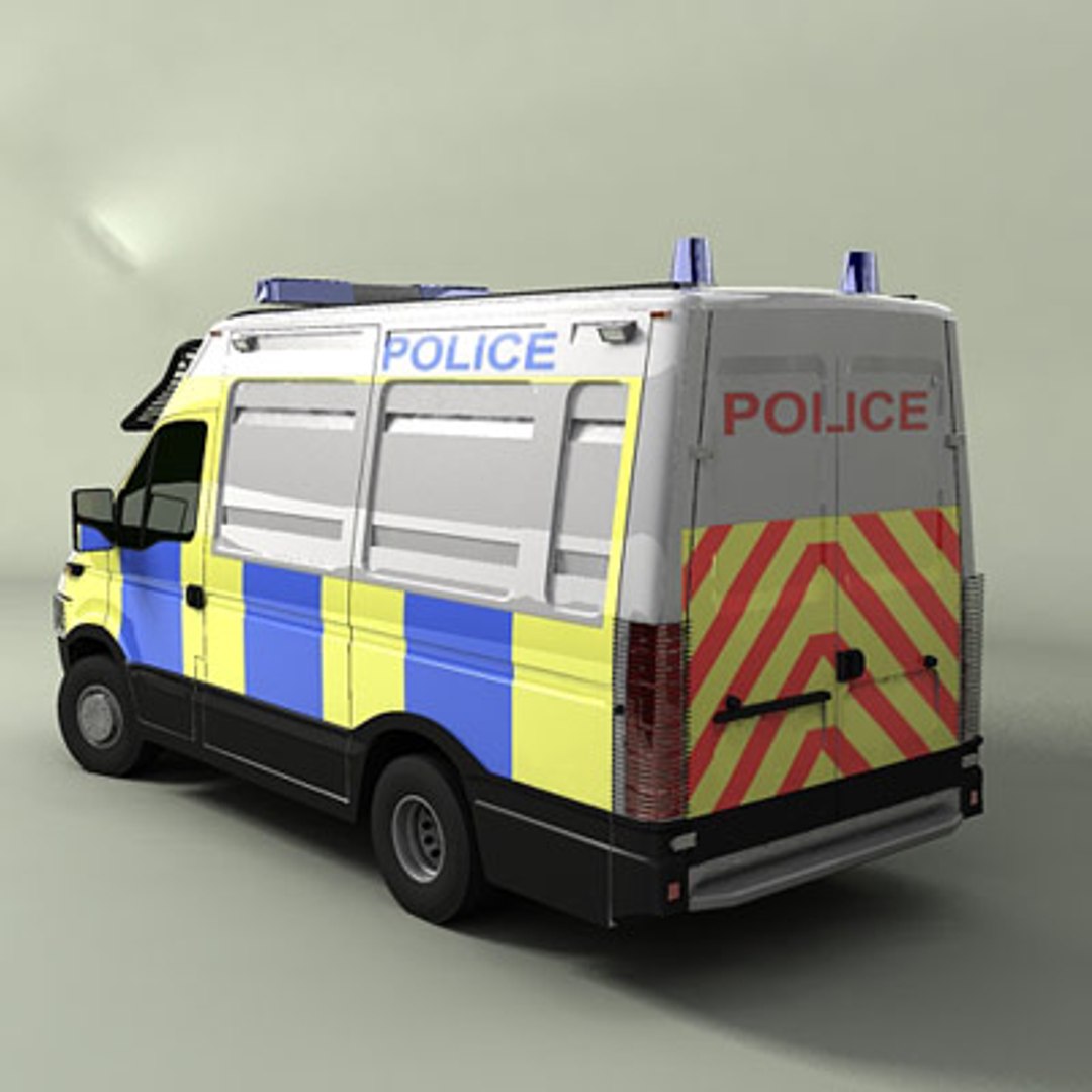 3d Model Of Uk Police Van