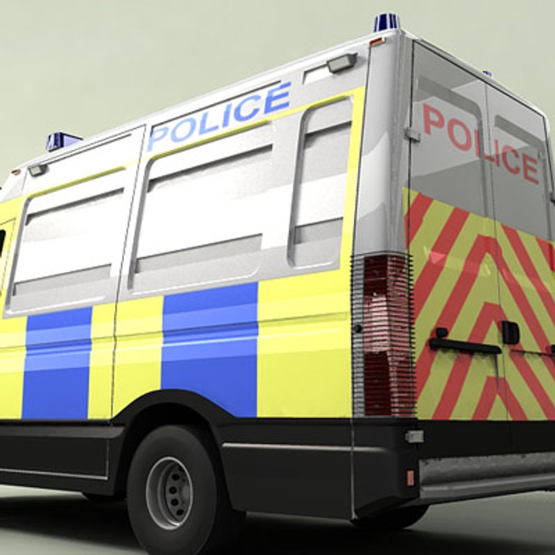 3d Model Of Uk Police Van