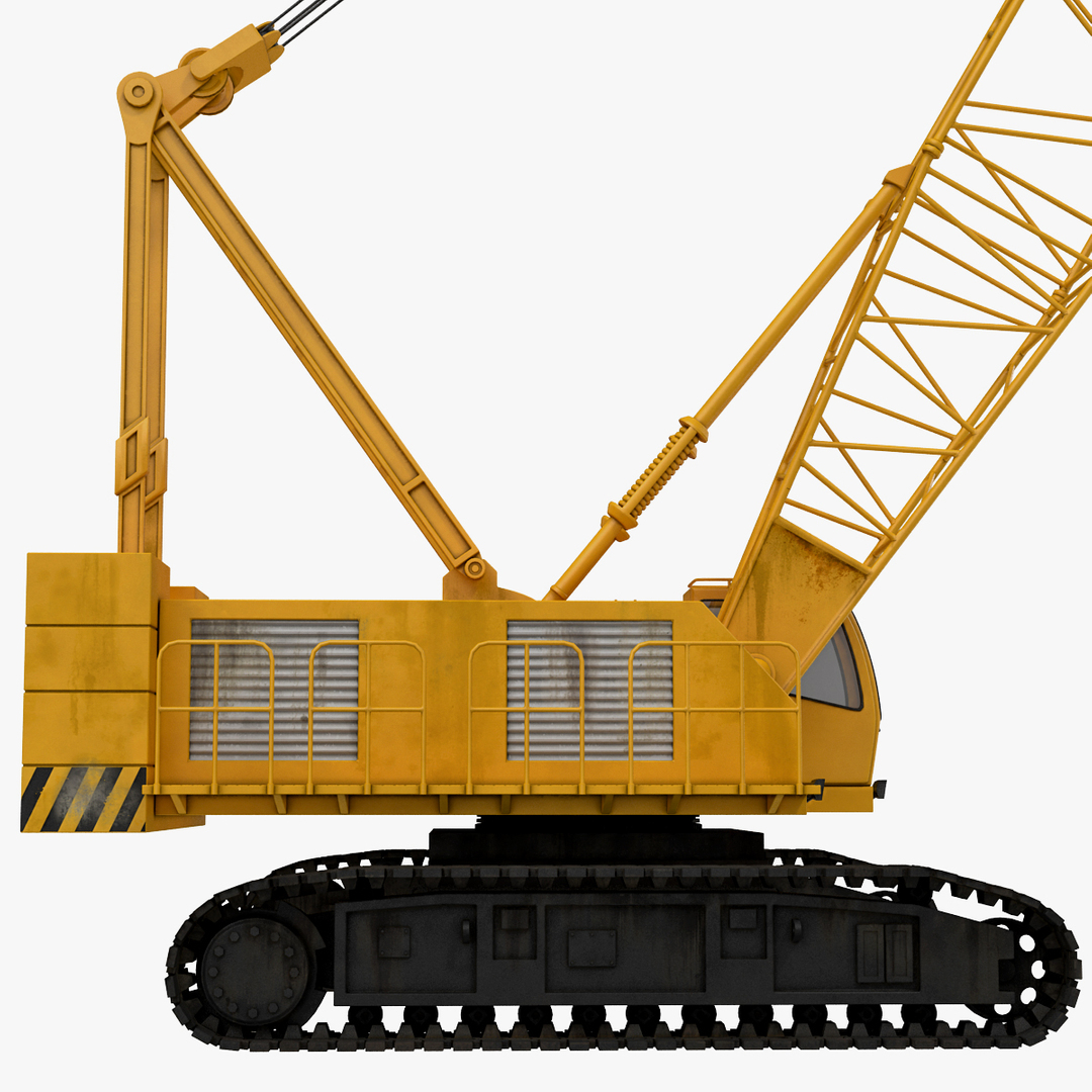 3d crawler crane