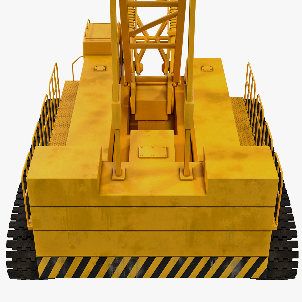 3d crawler crane