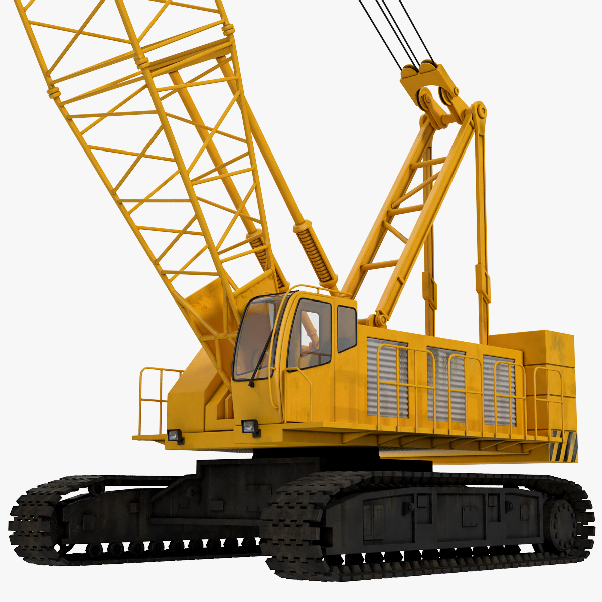 3d crawler crane