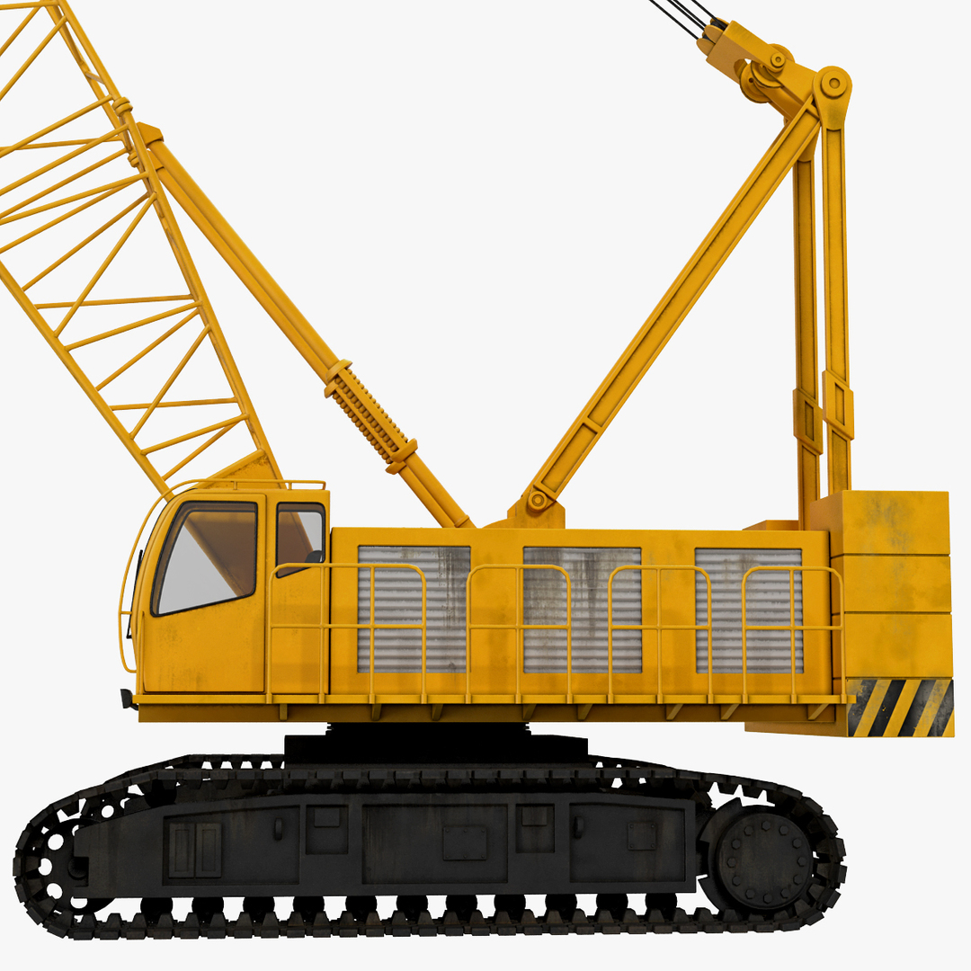 3d crawler crane