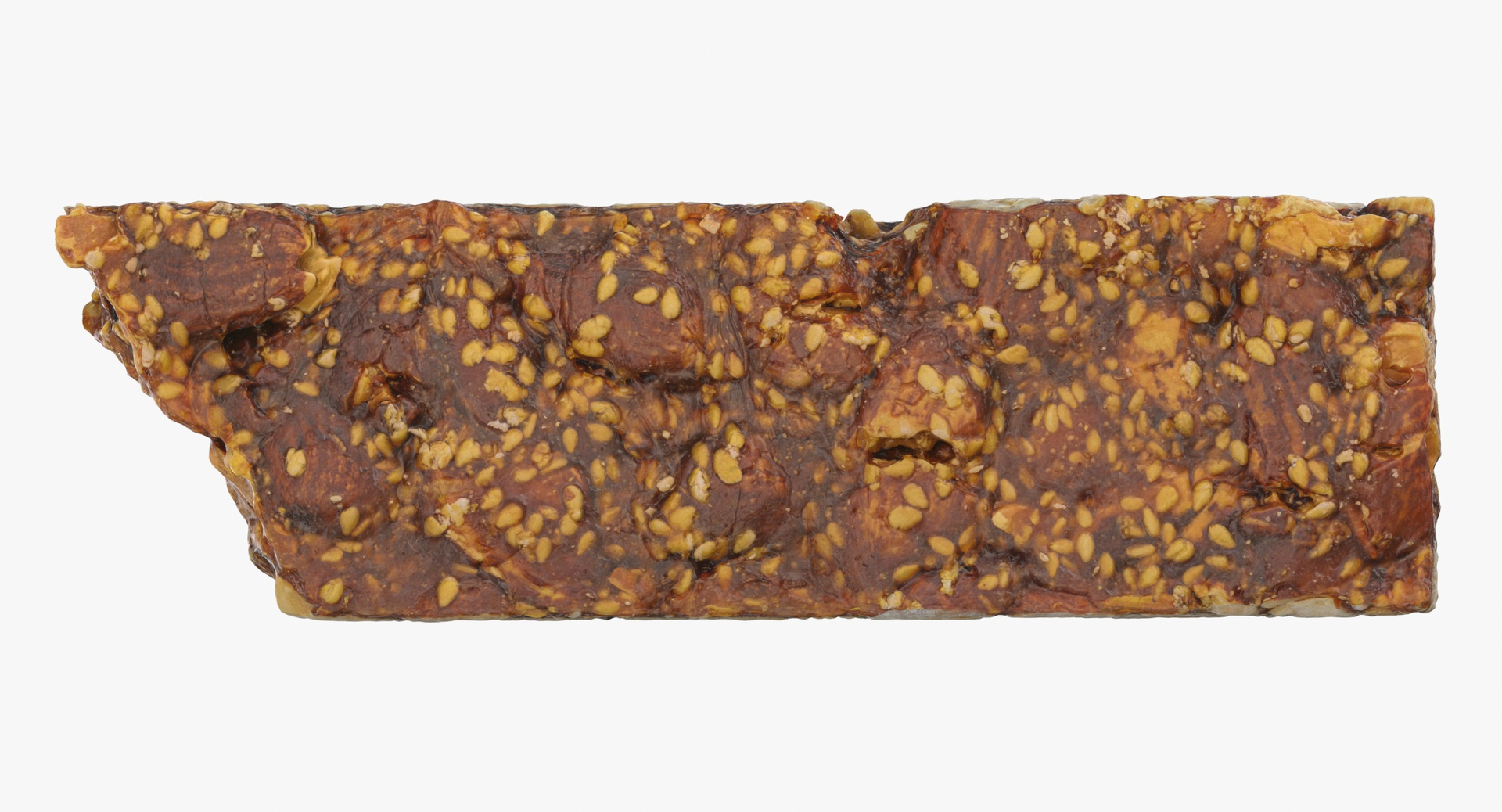 Sesame And Almond Candy Bar 01 Bitten 3D Model - TurboSquid 2060365