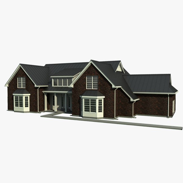 modelo 3d Casa de dos pisos A1008E - TurboSquid 384781