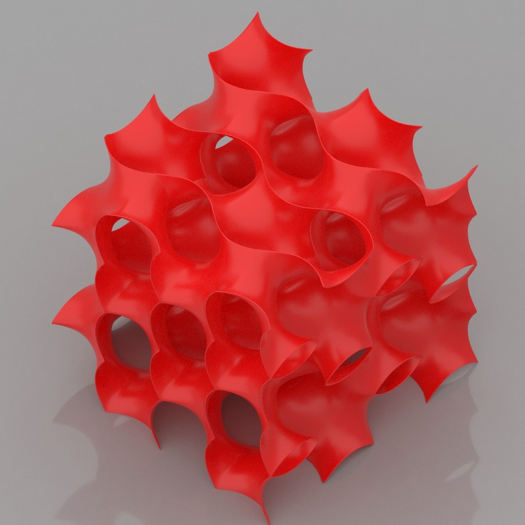 Gyroid cube print 3D model - TurboSquid 1292950