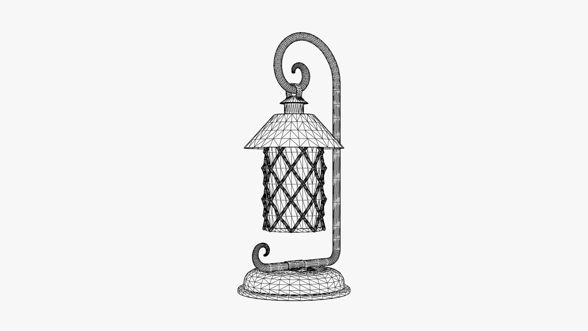 Antique Hanging Street Lantern Low-poly 3D Model 3D Model - TurboSquid ...