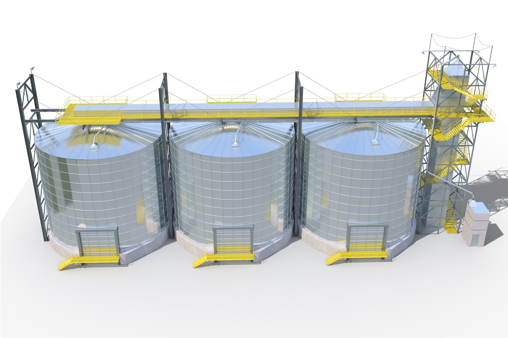 3d Model Silo