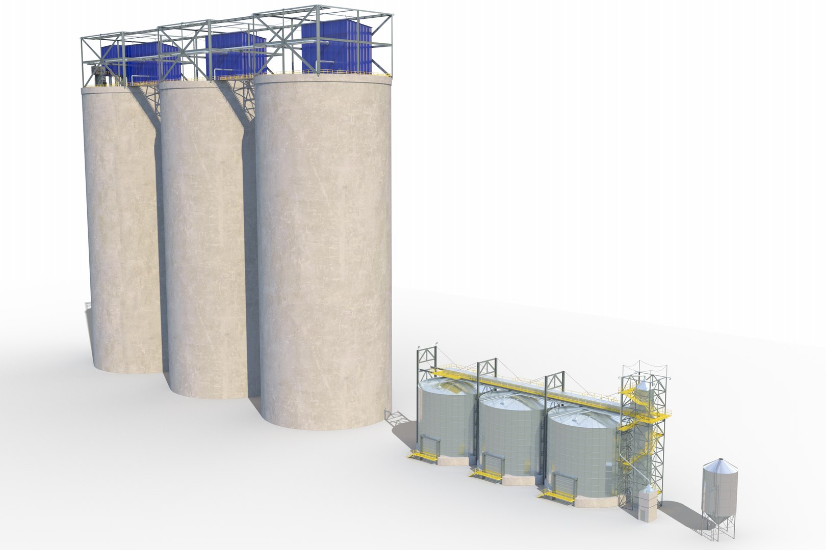 3d Model Silo