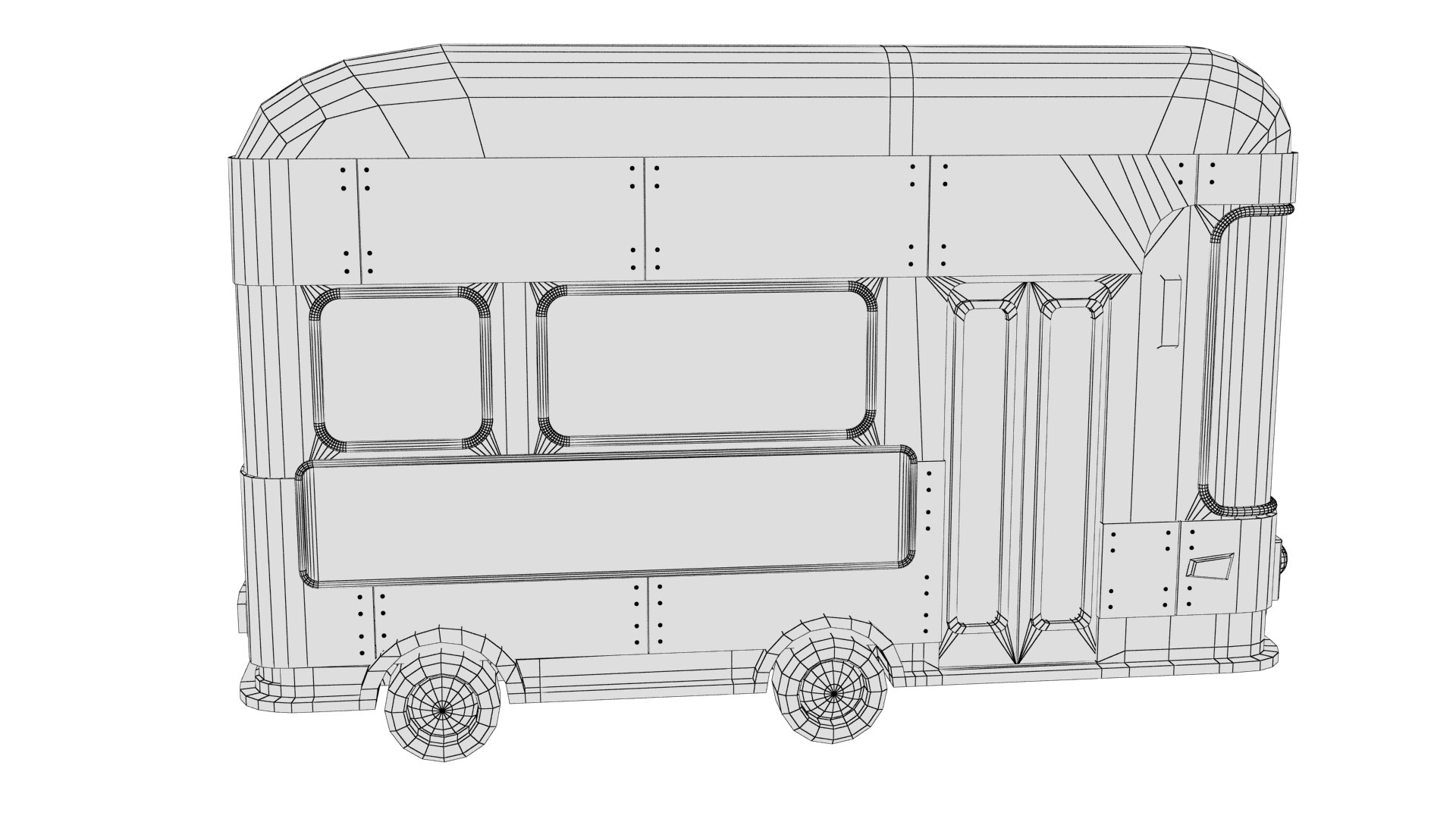 3D Cartoon Bus - TurboSquid 1435714