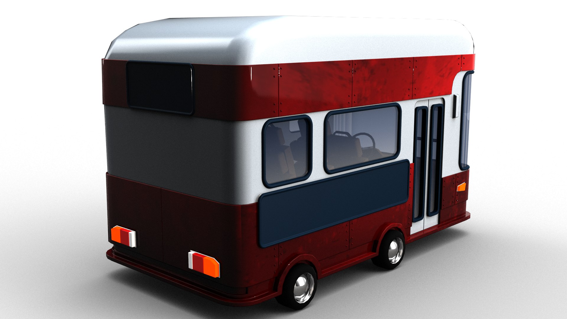 3D Cartoon Bus - TurboSquid 1435714