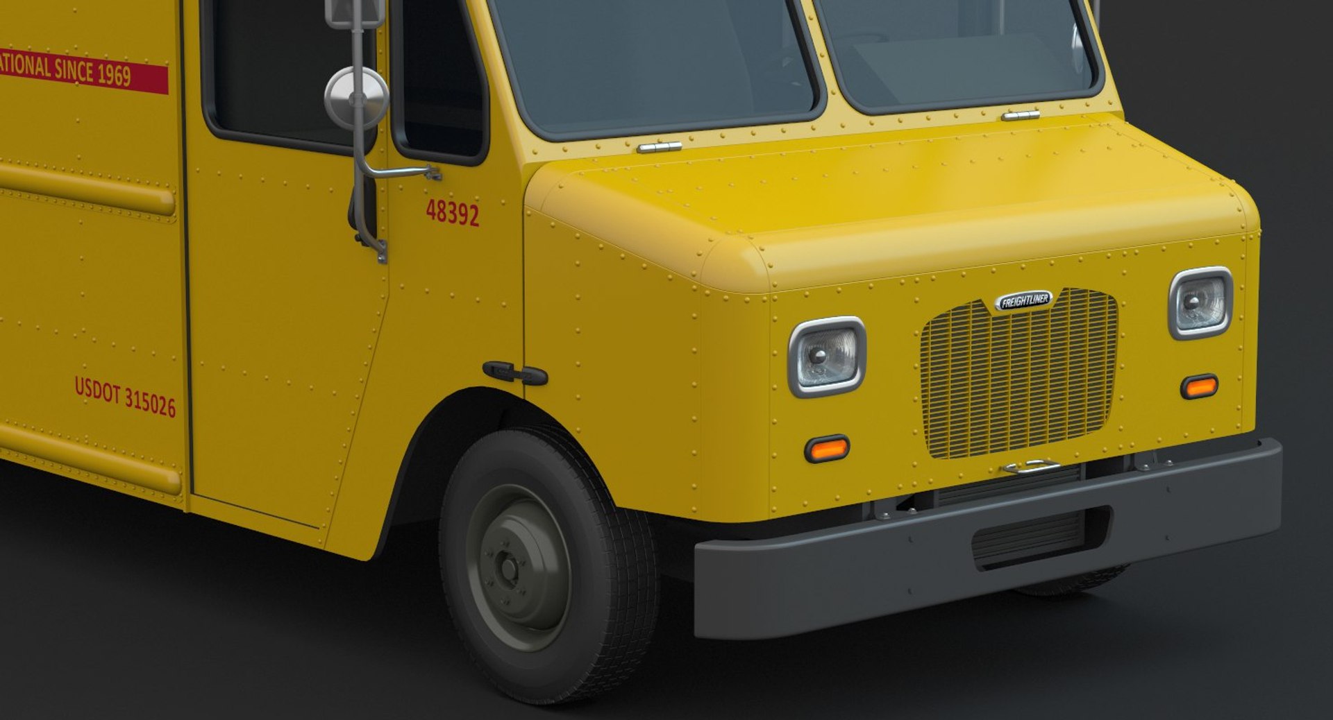 Dhl Delivery Truck Van Max