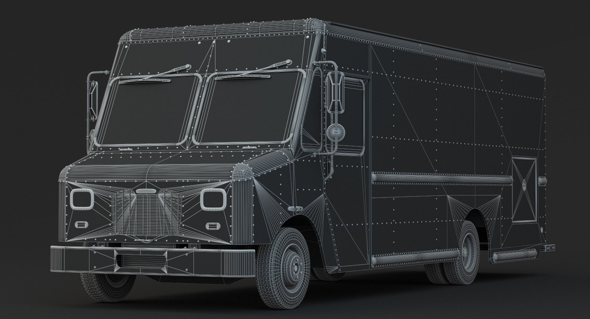 Dhl Delivery Truck Van Max