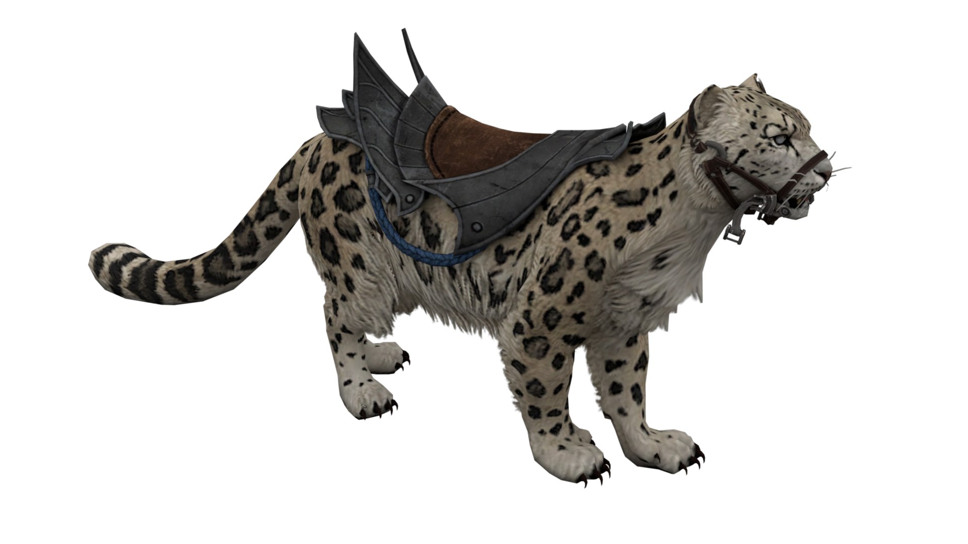 Snow Leopard 3 Animated Furry 3D Model - TurboSquid 2218624