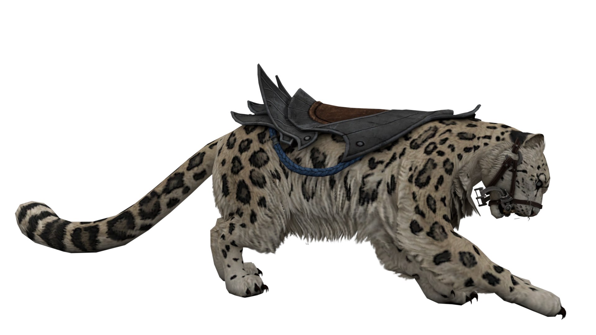 Snow Leopard 3 Animated Furry 3D Model - TurboSquid 2218624