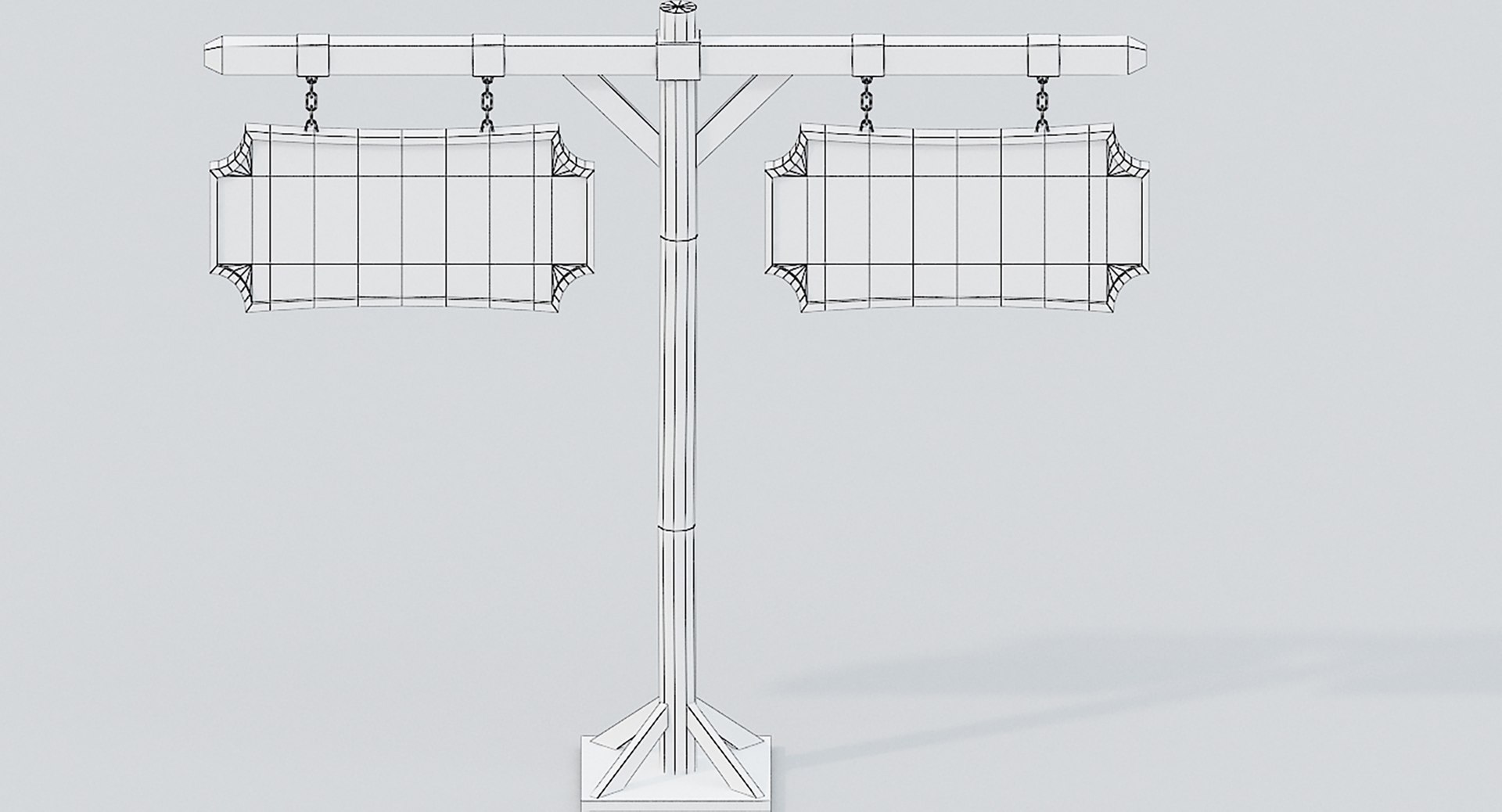 3D 2 Wooden PBR Signboards - TurboSquid 1735510