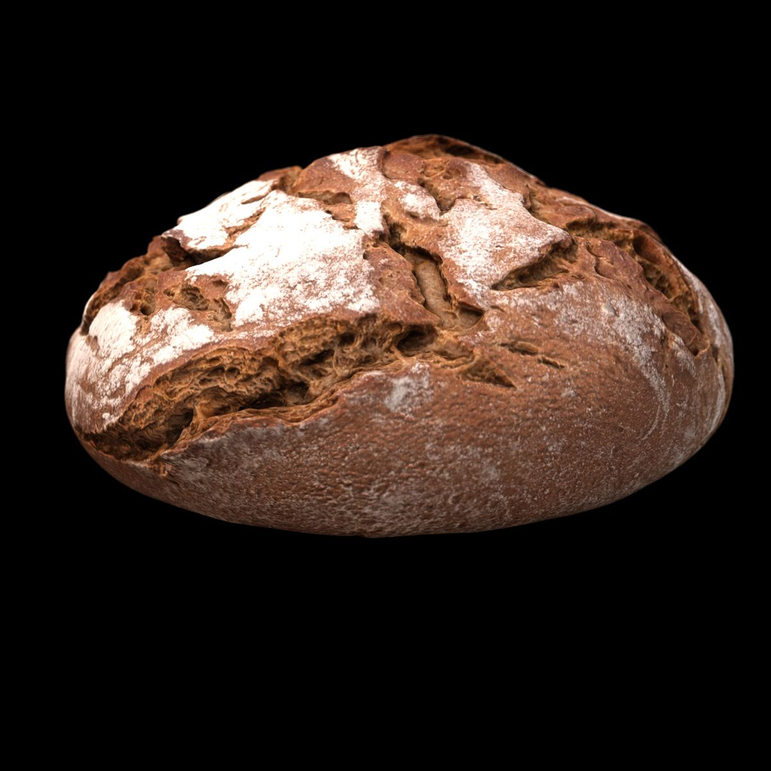 crusty bread c4d